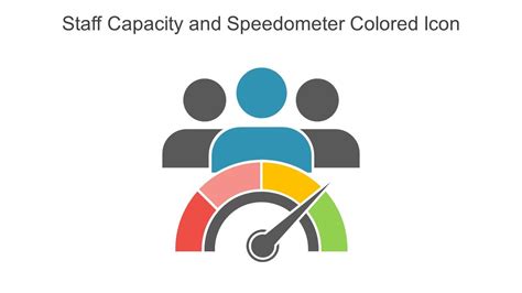 Staff Capacity And Speedometer Colored Icon In Powerpoint Pptx Png And