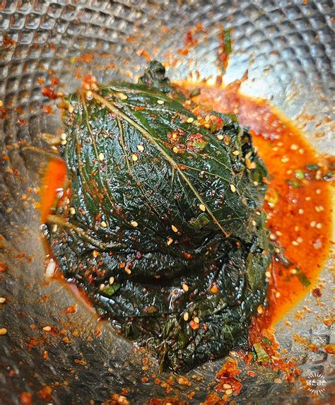 깻잎지로 양념 깻잎장아찌 만들기 레시피