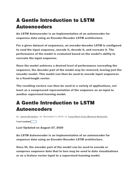 Lecture 235lstmencoders Pdf Data Compression Cognitive Science