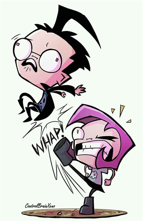 Pin De Sabrina Sanders En Drawings Invasor Zim Fanart Imagenes De Caricaturas