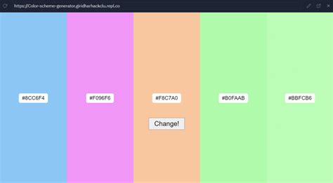 Color Scheme Generator Hack Club