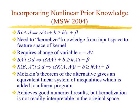 Ppt Nonlinear Knowledge In Kernel Approximation Powerpoint Presentation Id821674