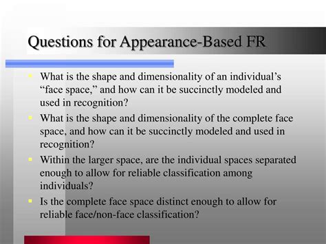 Ppt An Overview Of Face Recognition Using Eigenfaces Powerpoint