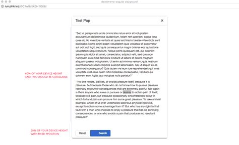 Html How To Fix The Buttons On Bottom And Scroll The Remaining Content Stack Overflow