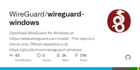 GitHub WireGuard Wireguard Windows Download WireGuard For Windows At Https Wireguard