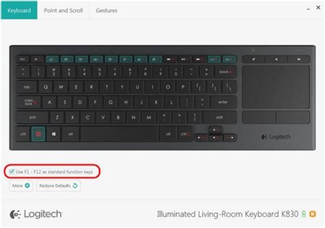 Configure Function Keys On An All In One Keyboard With Logitech Options Software Logitech