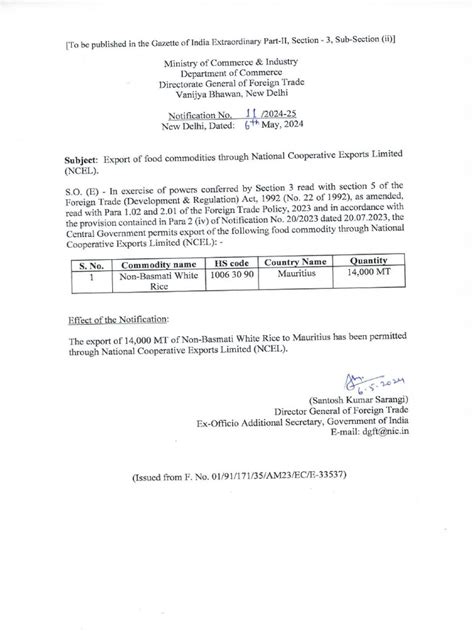 Notification No 11 2024 25 English 2 Pdf