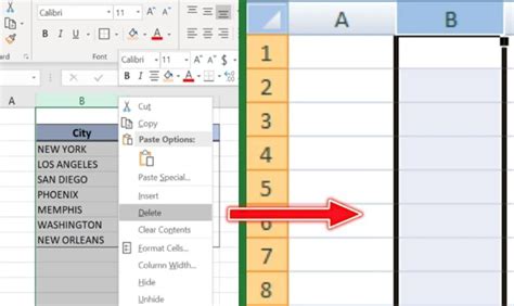 cách xóa cột trong excel 2003 2007 2013 kèm ví dụ dễ hiểu