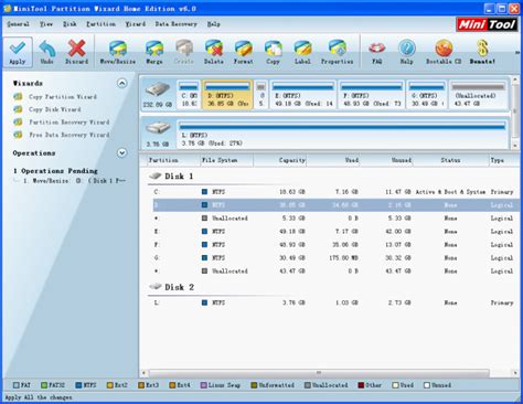 Resize Partition Extend Partition Move Partition Free Under Windows
