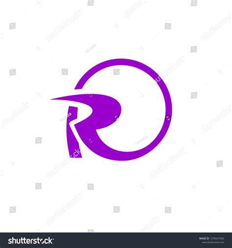 R Letter Dyamic Logo เวกเตอร์สต็อก ปลอดค่าลิขสิทธิ์ 1278427666