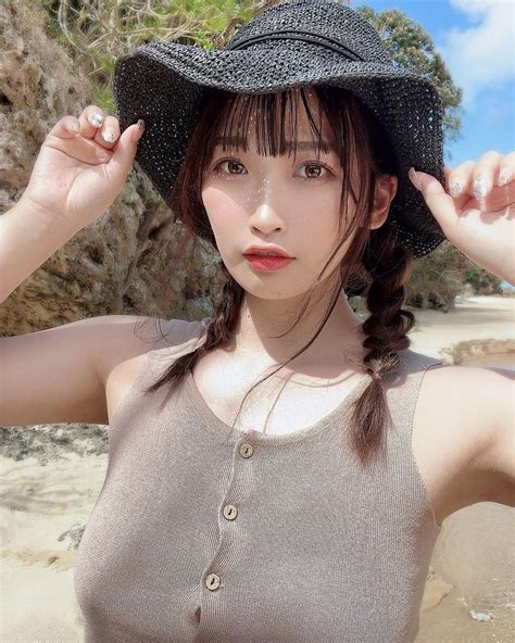 美園和花さんのインスタグラム写真 美園和花instagram 「👒🤍💕 美園和花 海 石垣島」2月17日 19時26分 Misono Waka