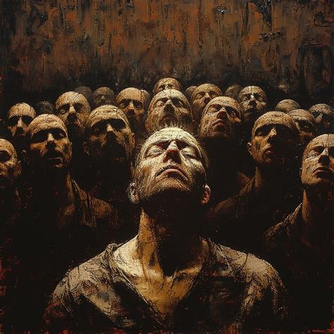 Premium Photo A Bunch Of Dead Men Are In A Room With A Man With A