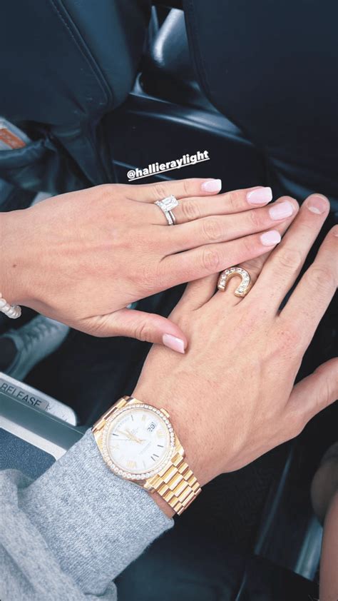Parker Mccollum Marries Hallie Ray Light See Their Rings