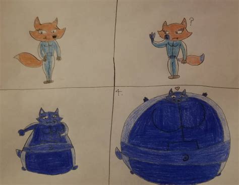 Blueberry Fox Skunk Fu Violet Beauregarde By Solosergiohd1 On Deviantart