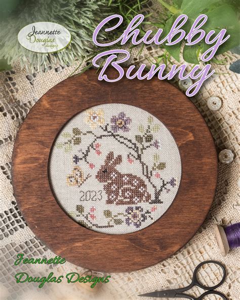 Chubby Bunny Jeannette Douglas Cross Stitch Pattern The Crafty