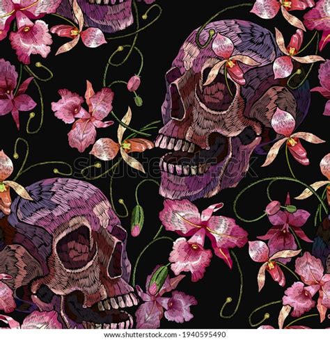 4716 Halloween Embroidery Pattern 图片、库存照片和矢量图 Shutterstock