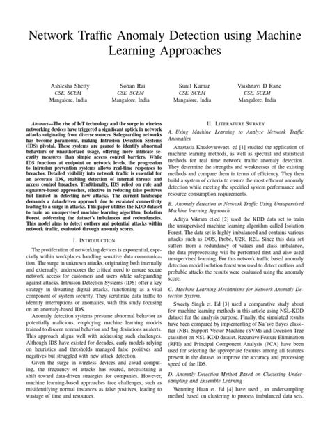 Ieee Conference Template Pdf Machine Learning Outlier