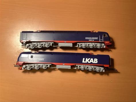 Roco 63753 Elektrische Doppellokomotive Iore Der Lkab Gebraucht In