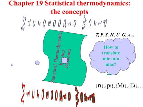 PPT Chapter 19 Statistical Thermodynamics The Concepts PowerPoint Presentation ID 5604280