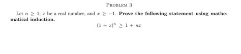 Solved PROBLEM Let N X Be A Real Number And R Chegg Com