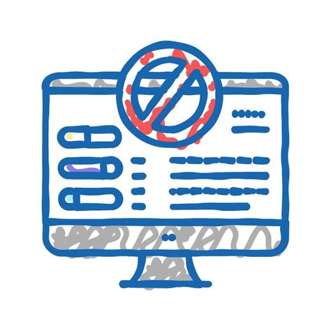 Fixing Computer Errors Icon Doodle Illustration 62459246 Vector Art At Vecteezy