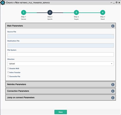 netmiko filetransfer service enms