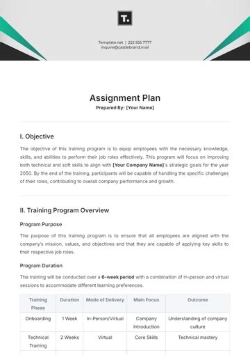 Free Assignment Template To Edit Online