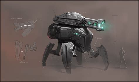 Walker Mech Concept By F87w On Deviantart