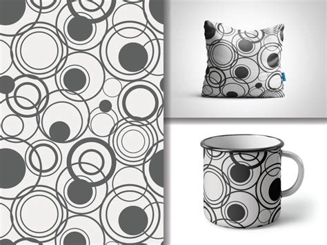 seamless pattern overlapping circles graphic by lindoet23 · creative