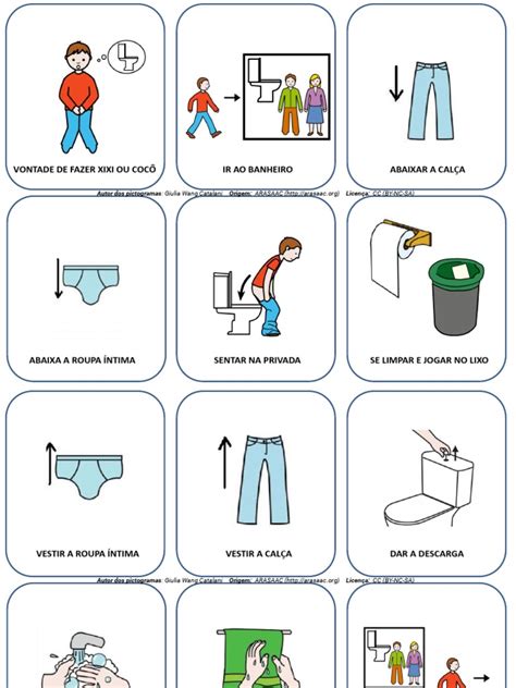 Rotina De Uso Do Banheiro Escola Pdf
