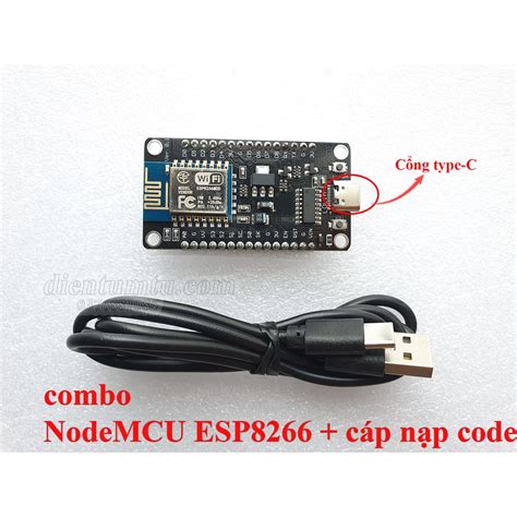 Mua Nodemcu V3 Ch340 Kit Thu Phát Wifi Esp8266 Cổng Type C Giá Rẻ