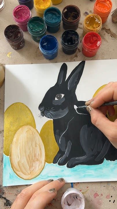 დავხატოთ ბაჭია სააღდგომო ნახატები Easter Bunny Gmzatv Youtube