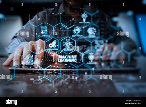 Machine Learning Technology Diagram With Artificial Intelligence Ai