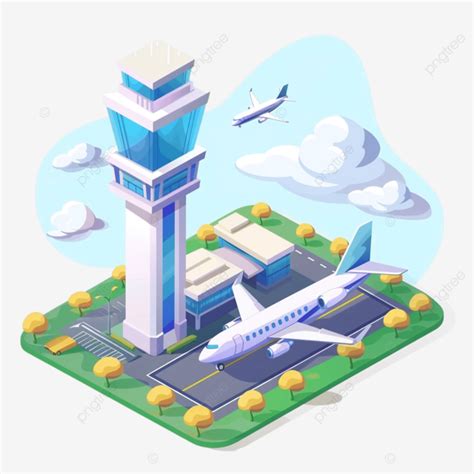 공항 만화 개념 설계 디자인 요소 개념 Png 일러스트 및 이미지 에 대한 무료 다운로드 Pngtree