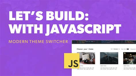 How To Code A Theme Switcher With Vanilla Javascript Webcrunch