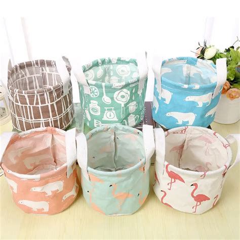 Diy Настольная корзина для хранения игрушек Нижнее белье коробка для