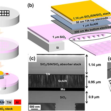 A Photo Image Of The Fabricated Scaln Based Pyroelectric Detector Die Download Scientific