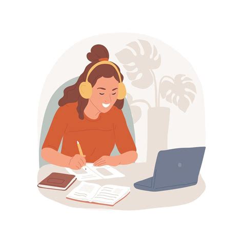 Diligent Isolated Cartoon Illustration 50608673 Vector Art At Vecteezy