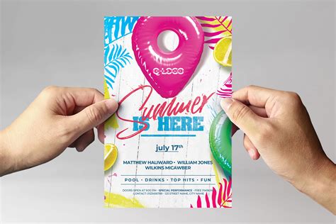 Summer Event Party Flyer Template Psd Format Brandpacks