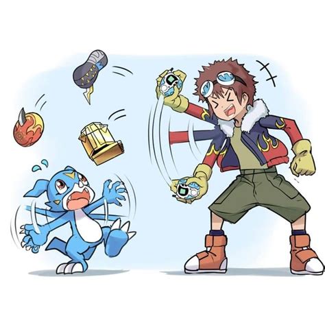 Digimon Adventure Indonesia On Instagram Daisuke Veemon Armor Shinka Art By King Of Fly