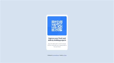 Frontend Mentor Qr Code Component First Project Using Html Css Mobile First And Flex Coding
