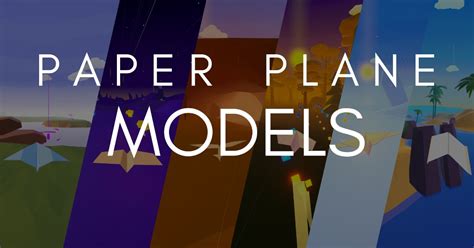 paper plane models 3d characters unity asset store