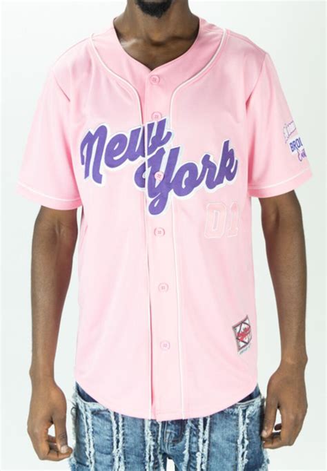 Rebel Minds New York Interlock Bp Jersey Pink