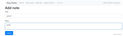 Harekazectf2019 Easy Notessession伪造ctf Session伪造 Csdn博客