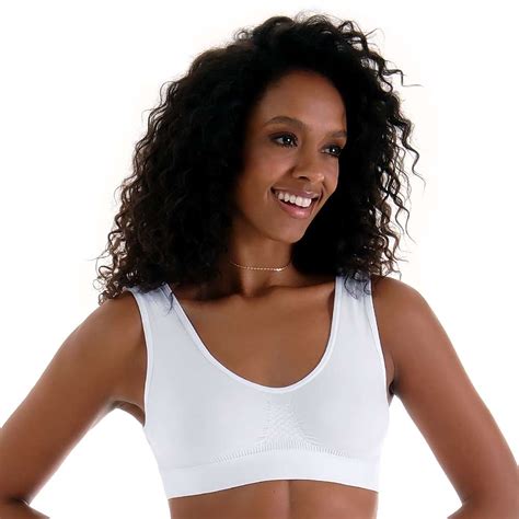 Sutiã Top Anatômico C Alça Larga Sem Costura Branco Zee Rucci