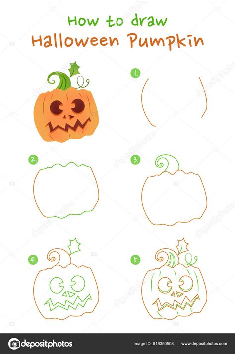 How To Draw Pumpkin Halloween