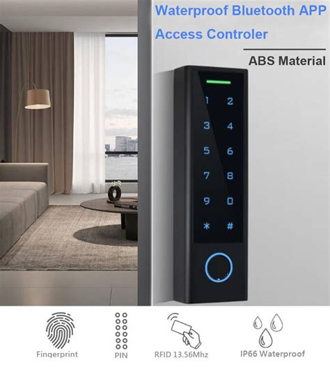 Waterproof Ttlock App Standalone Access Control Keypad Digital Code Fingerprint Ic Card Remote