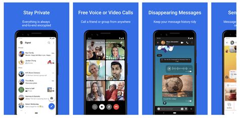 Signal Texting App Mobile Marketing Reads