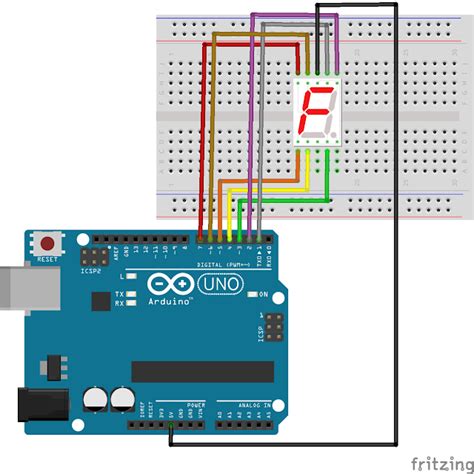 Arduino筆記 段顯示器LED的應用