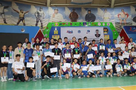 МОНГОЛЫН ХҮҮХДИЙН СПОРТЫН ЗУНЫ Viii НААДМЫН ШИРЭЭНИЙ ТЕННИСИЙН АЙМГИЙН АВАРГА ШАЛГАРУУЛАХ